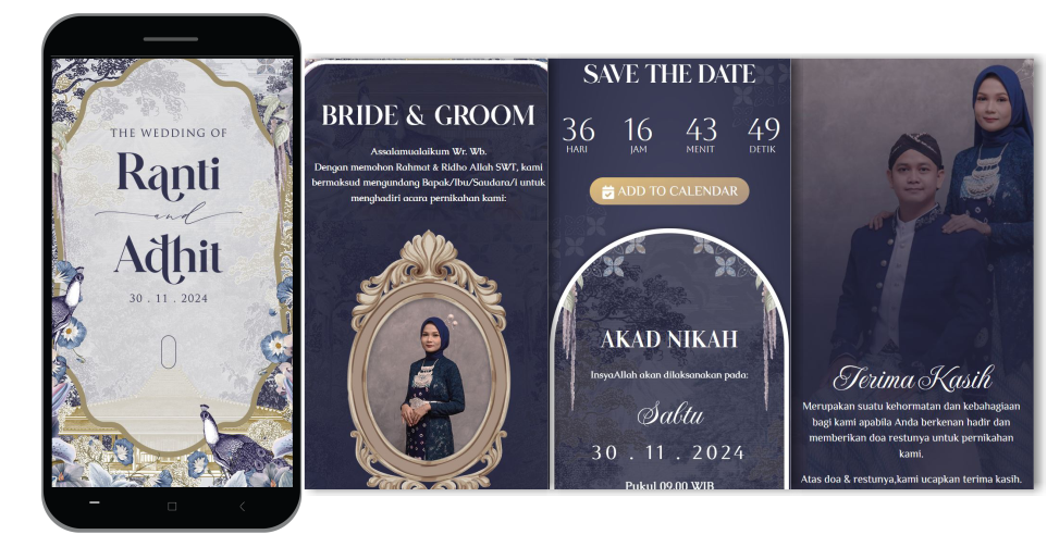 Katalog 3D Motion Undangan Website Kartunkude - kartunkude.com