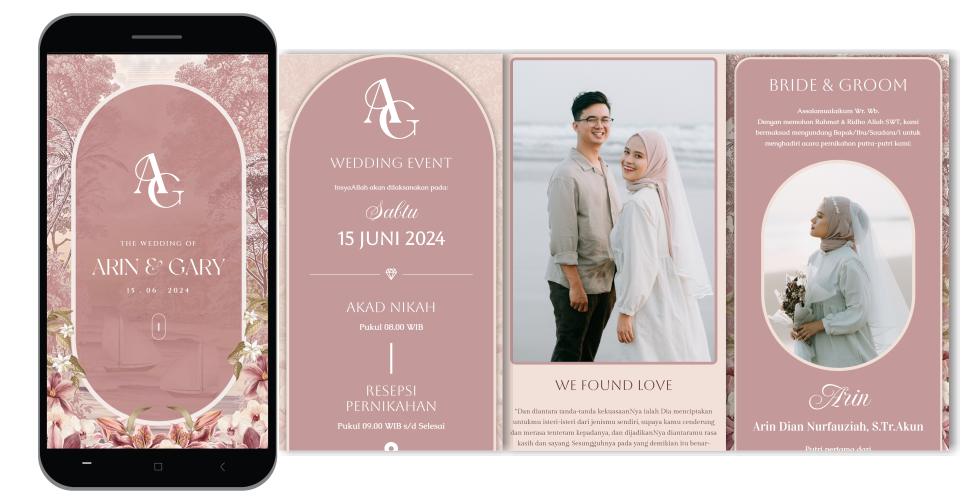 Katalog 3D Motion Undangan Website Kartunkude - kartunkude.com